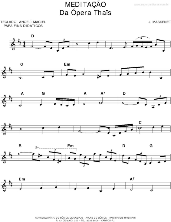 Meditacao De Thais Partitura Para Violino - shedfasr Meditacao De Thais Partitura Para Violino - shedfasr