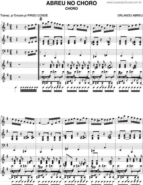 Super Partituras - Abreu No Choro v.3 (Orlando Abreu), com cifra Super Partituras - Abreu No Choro v.3 (Orlando Abreu), com cifra