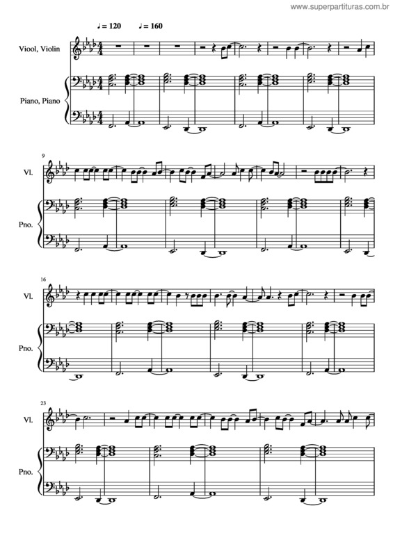 Super Partituras - Adele Hello (Adele)