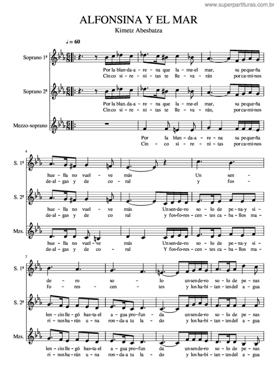 Super Partituras - Alfonsina Y El Mar v.13 (Ariel Ramirez, F. Luna)