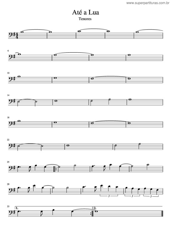 Super Partituras - Até A Lua v.4 (Tião Carvalho)