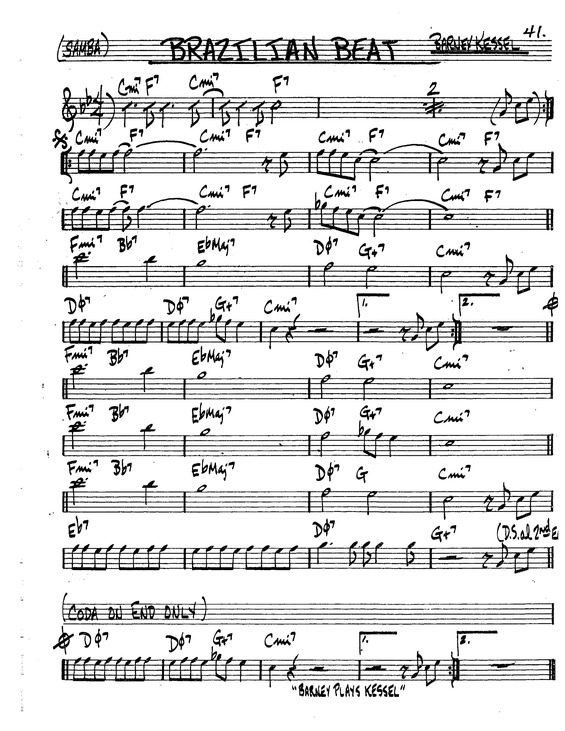 Super Partituras - Brazilian Beat v.2 (The Real Book Of Jazz)