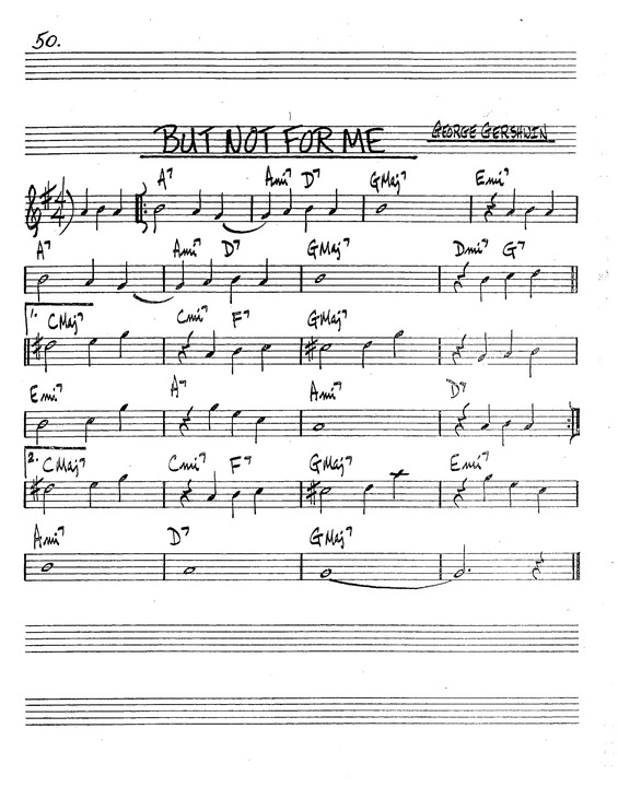 Super Partituras - But Not For Me v.3 (The Real Book Of Jazz)