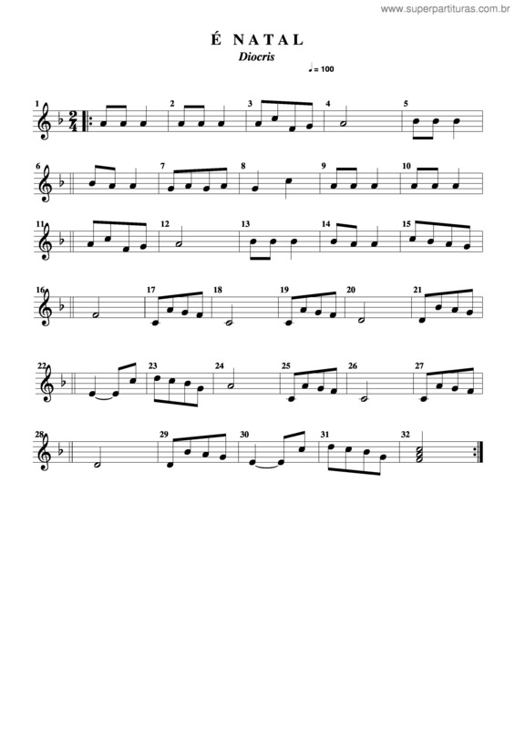 Partituras De Natal Para Impressao Gratis Com Letras ADVIR