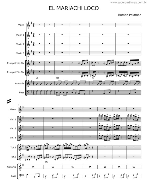Super Partituras - El Mariachi Loco (Desconhecido)