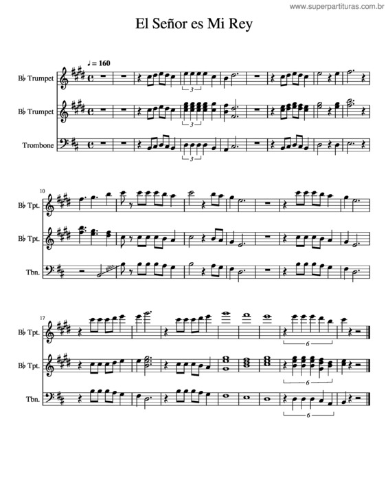 Super Partituras - El Señor Es Mi Rey Bm (Luigis)