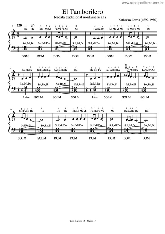 Super Partituras - El Tamborilero V2 (Desconhecido)