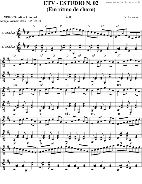 Super Partituras - Etv v.5 (O. Laoureux), com cifra