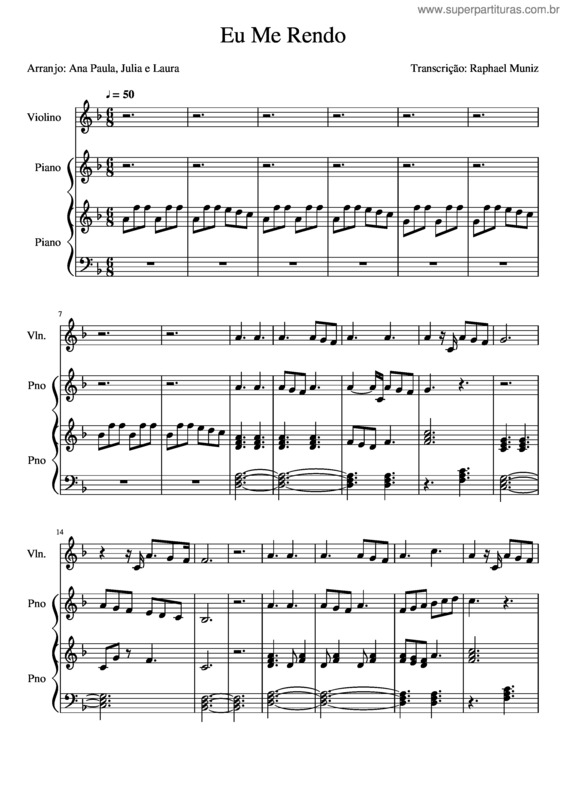 Super Partituras - Eu Me Rendo v.6 (Leonardo Gonçalves, Renascer Praise)