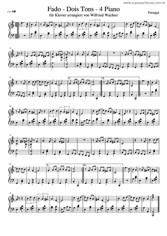 Super Partituras - Fado v.5 (Desconhecido, Ferrer Trindade - Amália ...