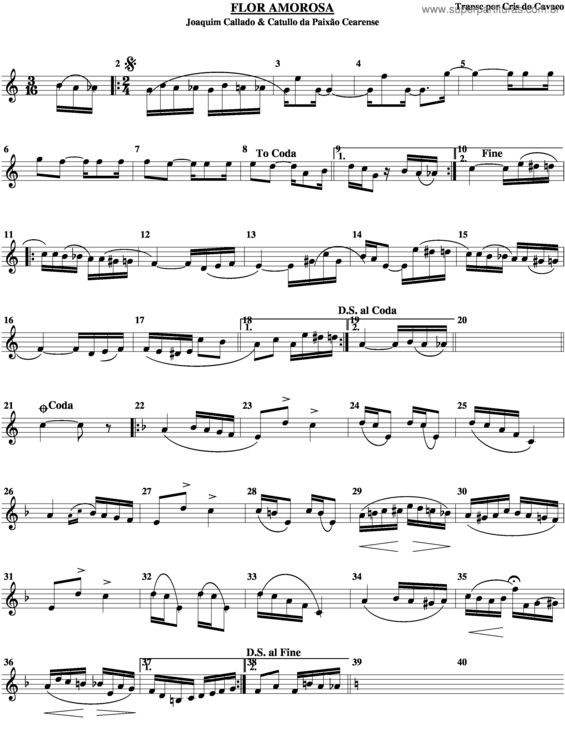 Super Partituras - Flôr Amorosa v.5 (Catulo da Paixão Cearense, Joaquim ...
