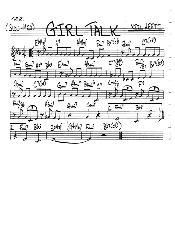 Super Partituras - Girl Talk v.3 (The Real Book Of Jazz), com cifra