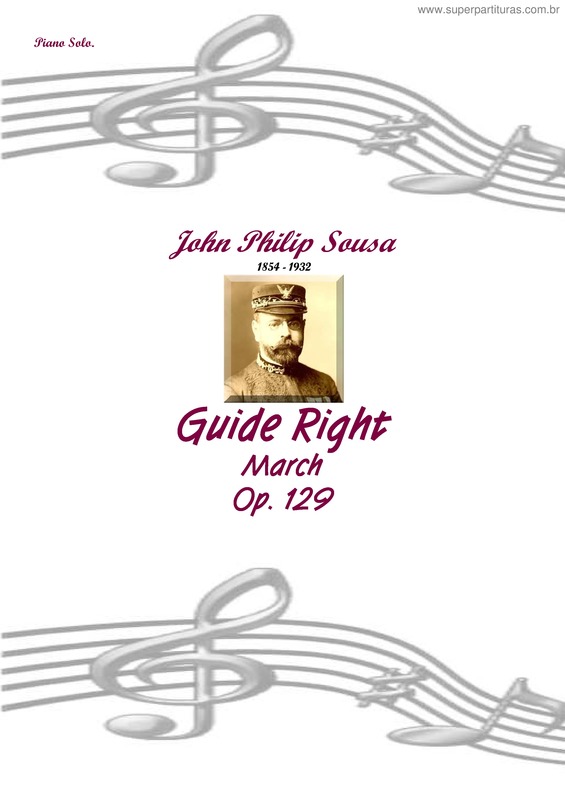 Super Partituras - Guide Right (John Philip Sousa)