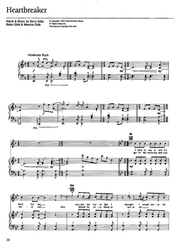 Super Partituras - Heartbreaker v.3 (Dionne Warwick), com cifra Super Partituras - Heartbreaker v.3 (Dionne Warwick), com cifra