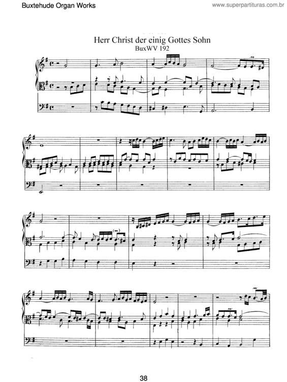 Super Partituras - Herr Christ, der einig Gottes Sohn v.2 (Dieterich ...