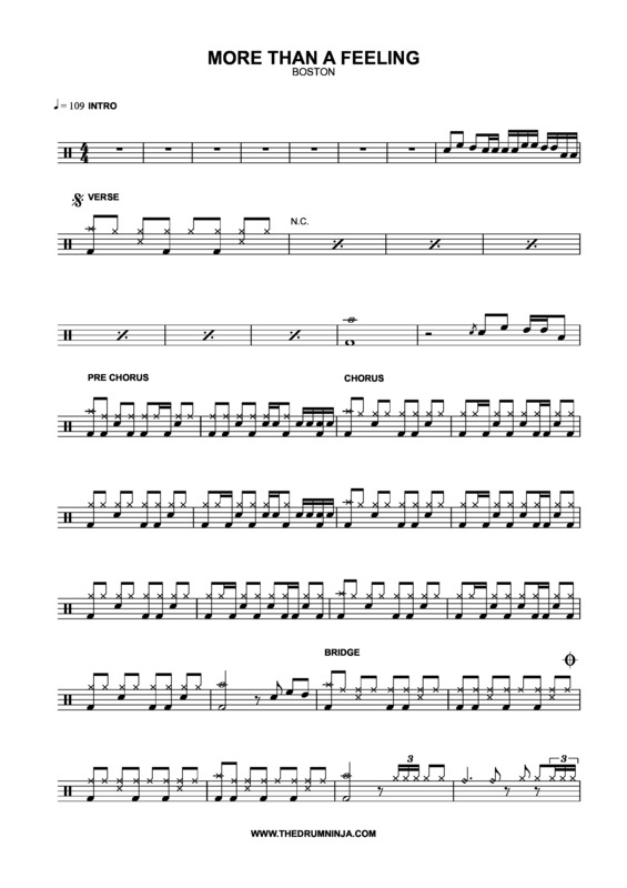 Super Partituras - Hitch a Ride v.2 (Boston)