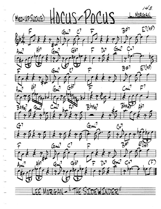 Super Partituras - Hocus Pocus v.7 (The Real Book Of Jazz), com cifra