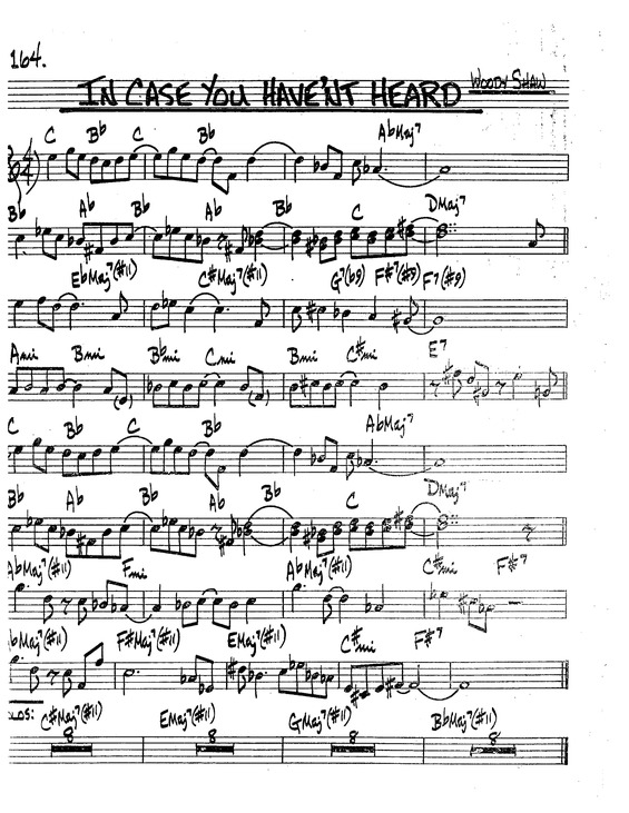 Super Partituras - In Case You Havent Heard v.3 (The Real Book Of Jazz)