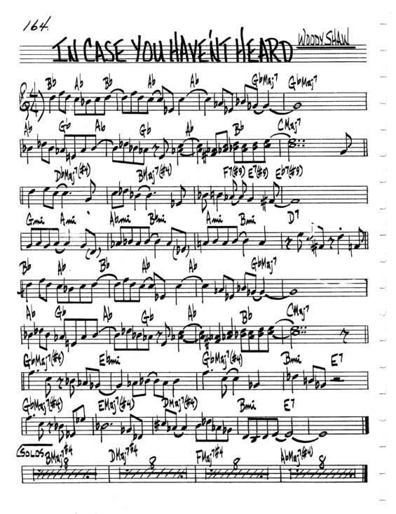 Super Partituras - In Case You Havent v.5 (The Real Book Of Jazz), com ...