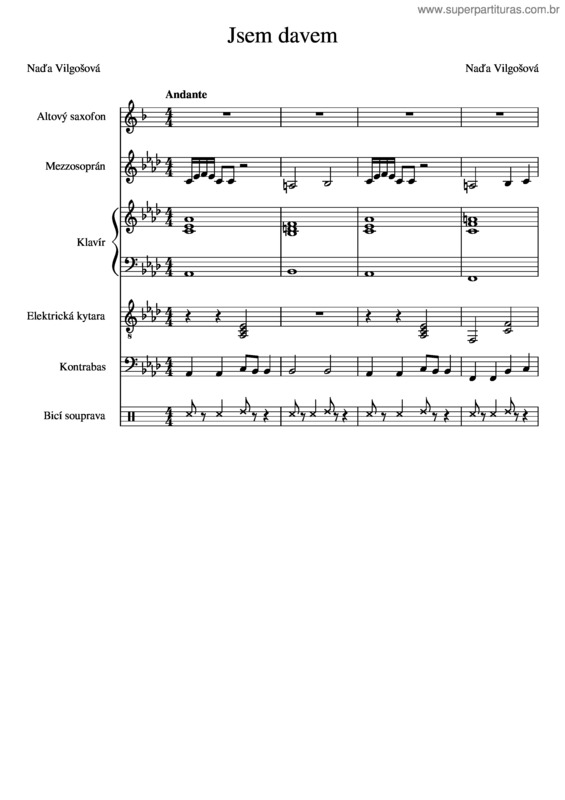 Super Partituras - Jsem Davem Noty Soh48 (Desconhecido)