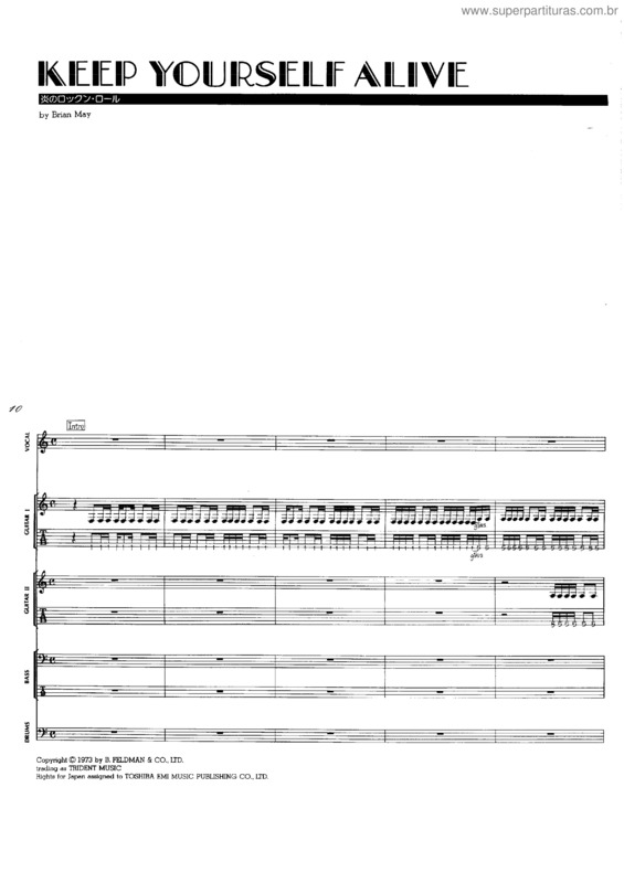 queen keep yourself alive tab – keep yourself alive ギターコード – Witch ...