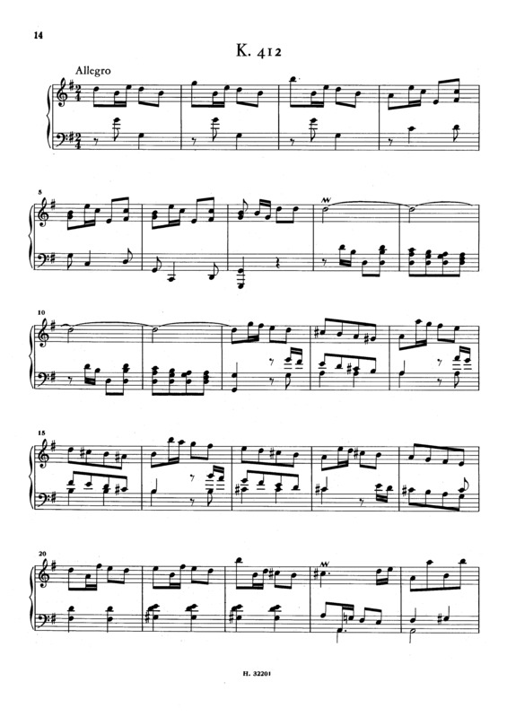 Super Partituras - Keyboard Sonata In G Major K.412 (Domenico Scarlatti ...