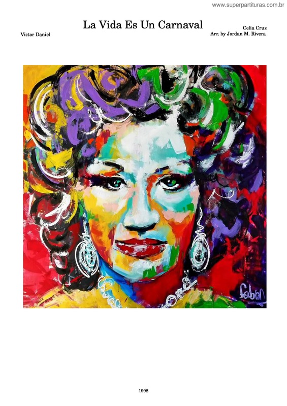 Super Partituras - La Vida Es Un Carnaval v.13 (Célia Cruz)