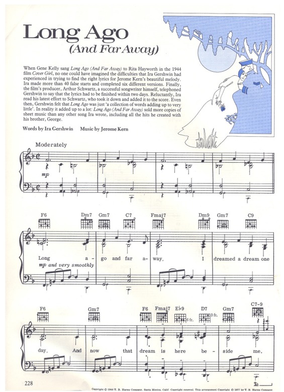 Super Partituras - Long Ago (and Far Away) (Temas), com cifra