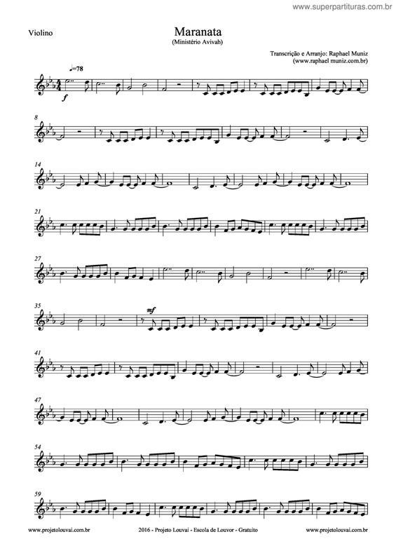 Super Partituras - Maranata v.4 (Ministério Avivah)
