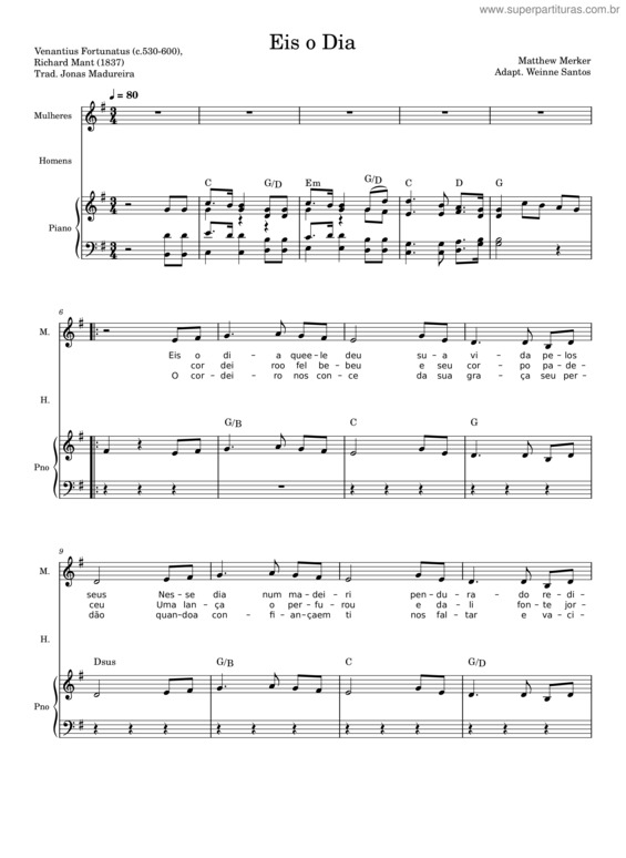 Super Partituras - Matt Merker (Misc Unsigned Bands)