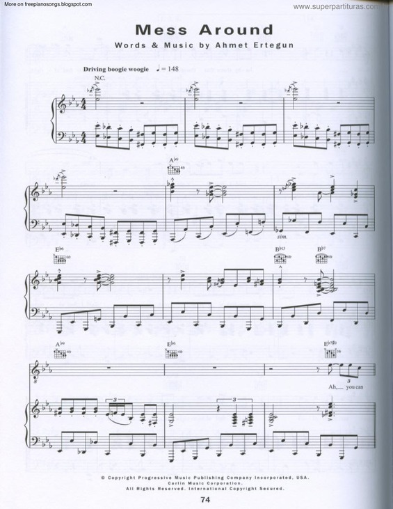 Super Partituras - Mess Around v.2 (Ray Charles)