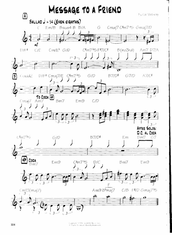 super-partituras-message-to-a-friend-pat-metheny-com-cifra