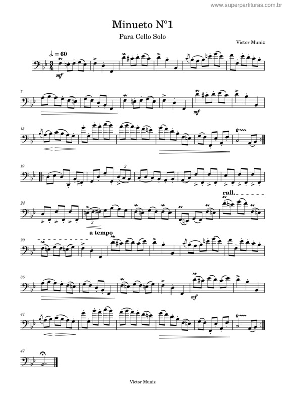 Super Partituras - Minueto Nº1 v.2 (Enrique Granados)