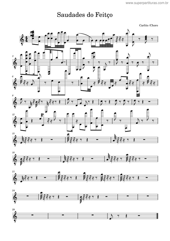 Super Partituras Partitura Sem Título Desconhecido