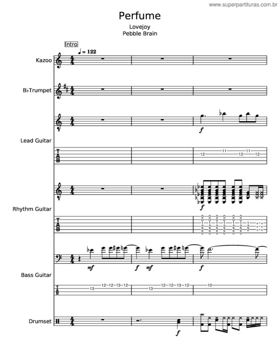 Super Partituras - Perfume v.6 (Lovejoy)