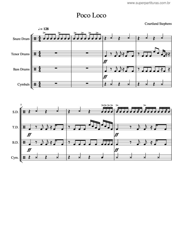 Super Partituras - Poco Loco v.2 (Misc Cartoons)