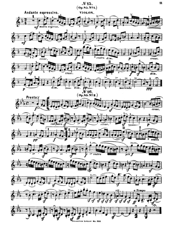 Super Partituras - Song Without Words Op 85 No 3 (Felix Mendelssohn)