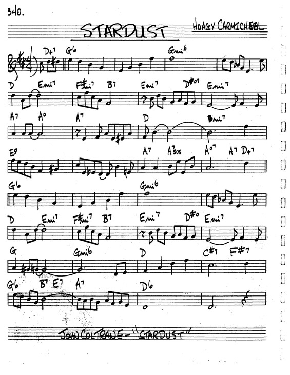 Super Partituras - Stardust v.8 (The Real Book Of Jazz)