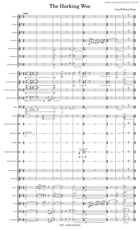 Super Partituras - The Harking Woe (Desconhecido)
