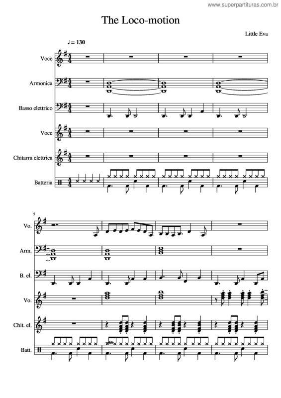 Super Partituras - The Loco-Motion (Desconhecido)