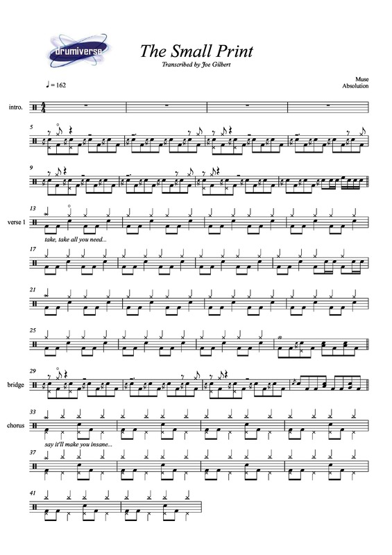 Super Partituras - The Small Print (Muse)