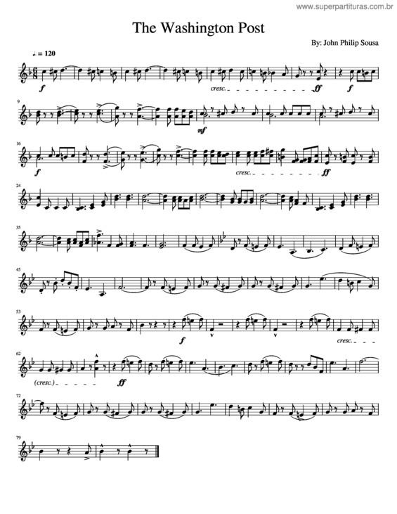 Super Partituras - The Washington Post v.2 (John Philip Sousa)