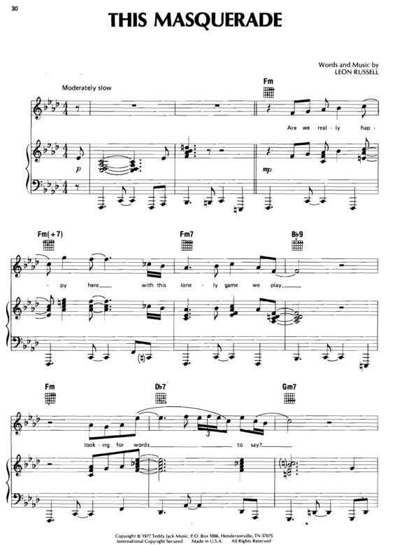 Super Partituras - This Masquerade v.13 (George Benson), com cifra
