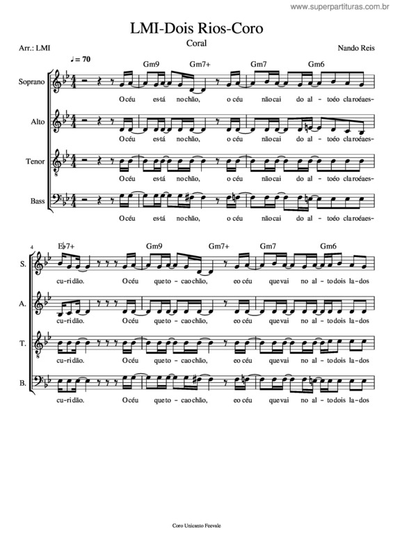 Super Partituras - Unic-Dois Rios (Desconhecido)
