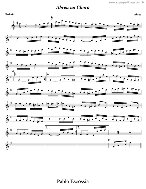 Super Partituras - Vbvbvbvb ((Desconhecido)), com cifra