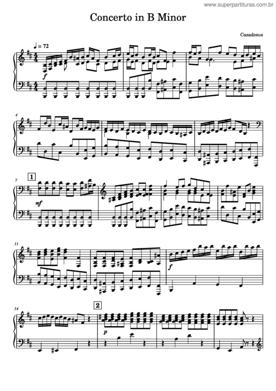 Super Partituras - Viola Concerto In B Minor – Handel–Casadesus Viola ...