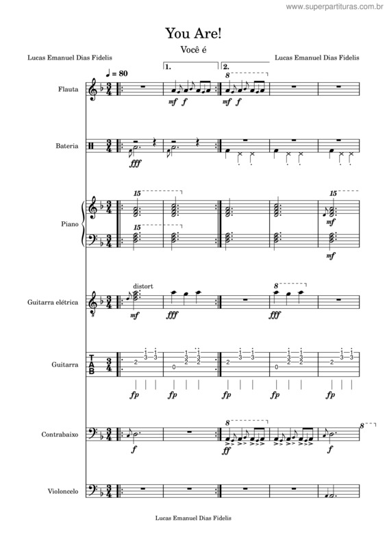 Super Partituras - You Are! (Desconhecido)